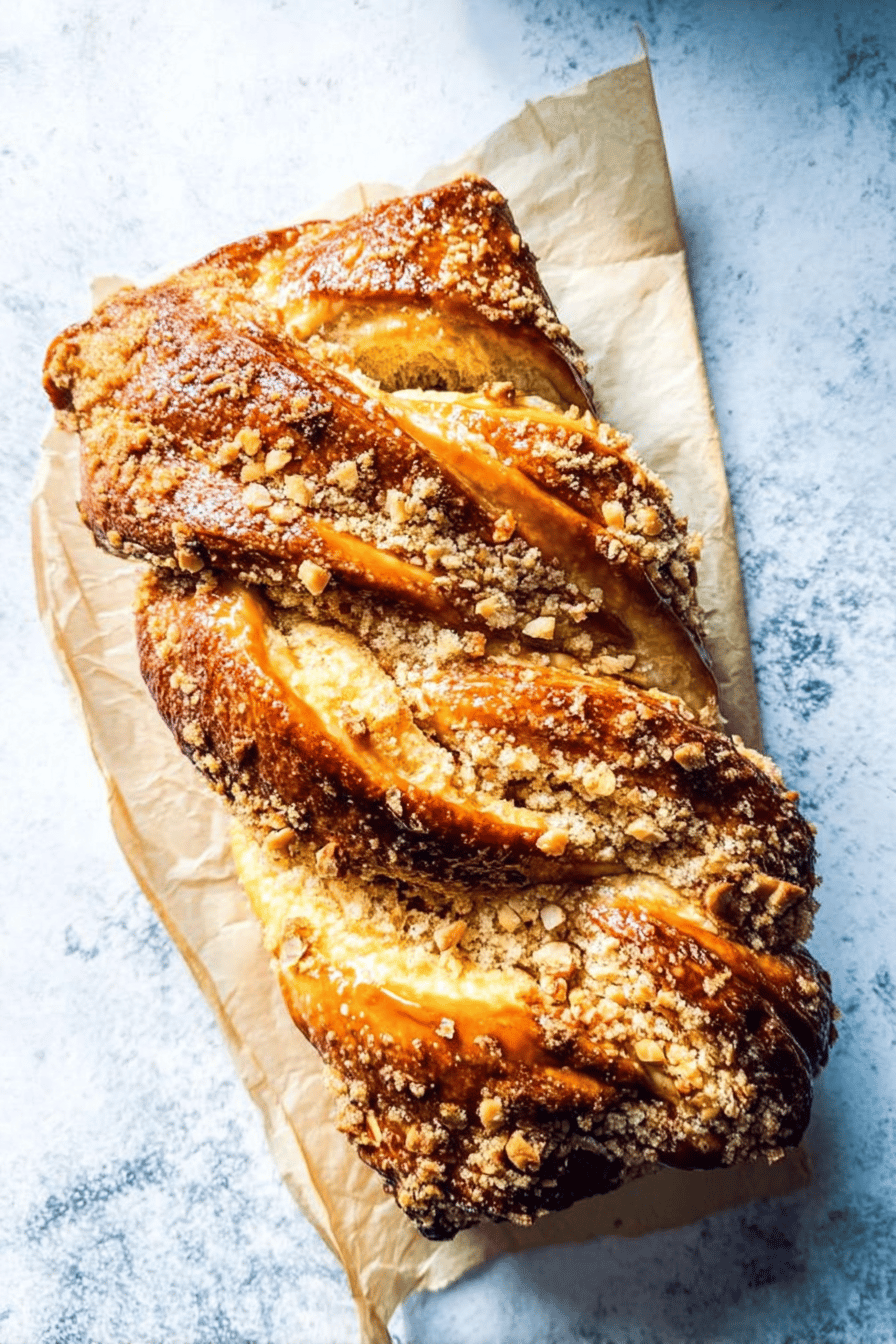 Cashew Caramel Babka Recipe With Sweet Swirls And Nutty Flavor