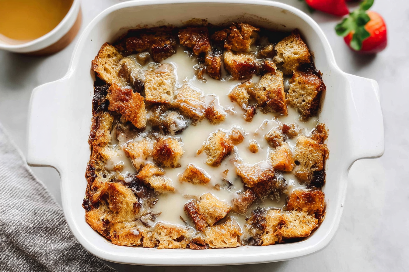 Bread Pudding Recipe With Simple Ingredients And Rich Taste